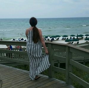 Mod Ref | Dresses | Mod Ref Pin Stripe Maxi Dress | Poshmark